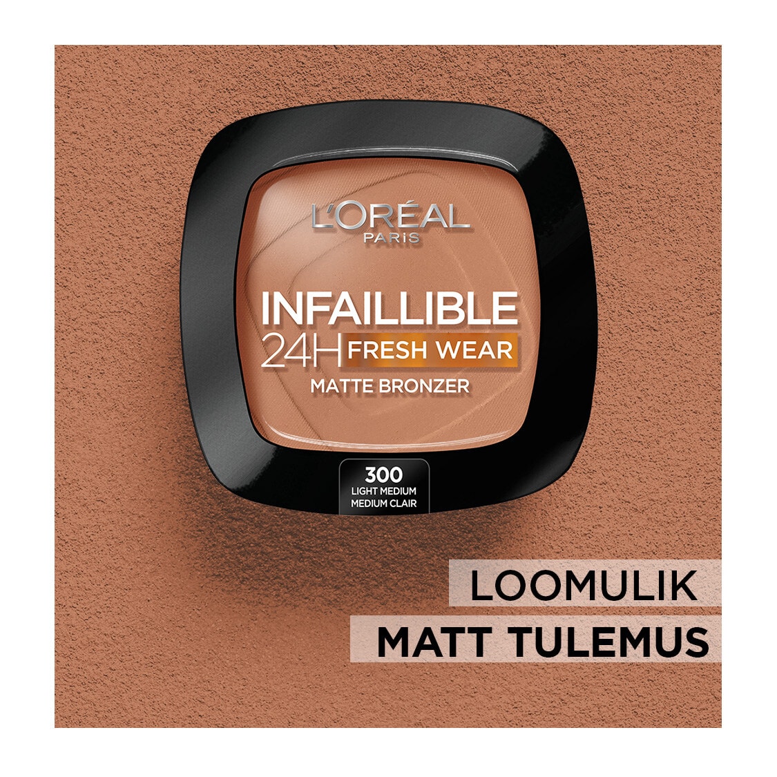 Infaillible Näomeik Infaillible Matte Bronzer 300 Medium Clair | L ...